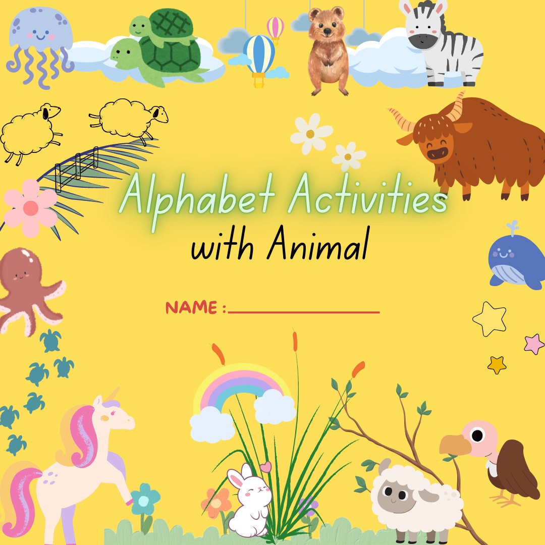 Alphabet Activities With Animal Themes | Fun and Educational Worksheets ...
