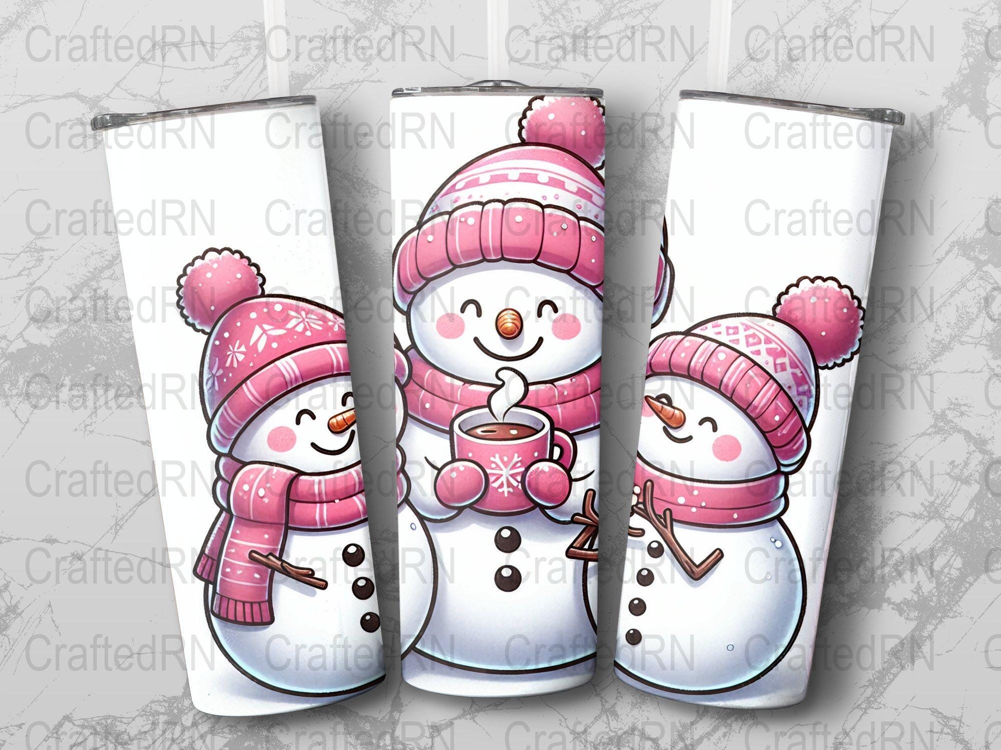 Snowman Family Christmas Art Digital Download, Winter Holiday Snowmen ...