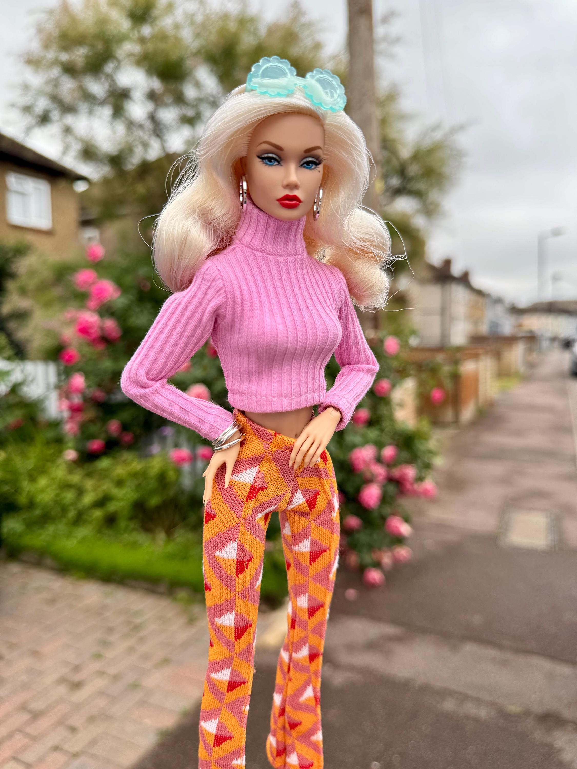 1:6 12" Fashion Dolls / FR Integrity Toys Dolls 60's Trousers and Pink ...