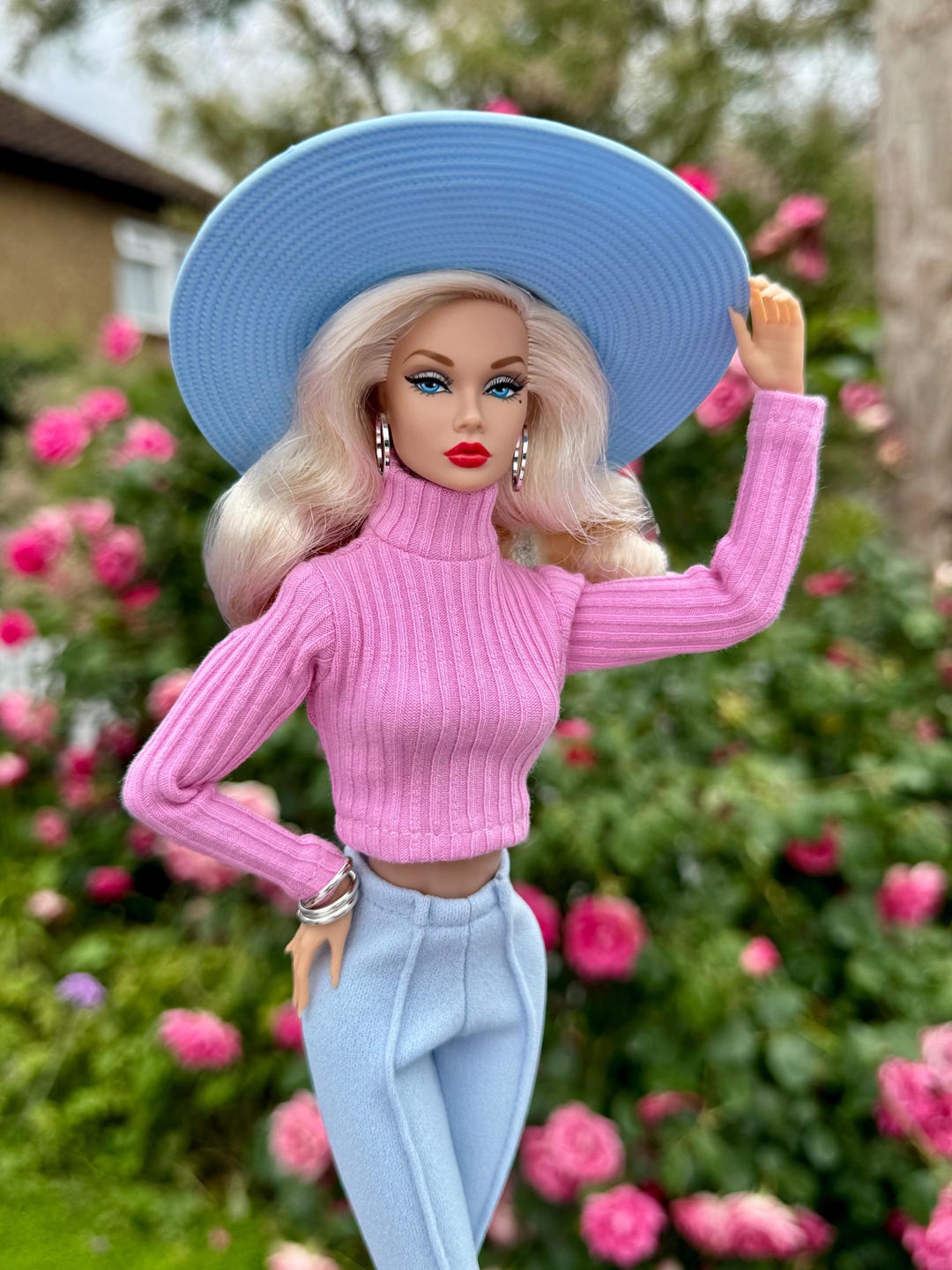 1:6 12" Fashion Dolls / FR Integrity Toys Dolls Pink Top and Trousers ...