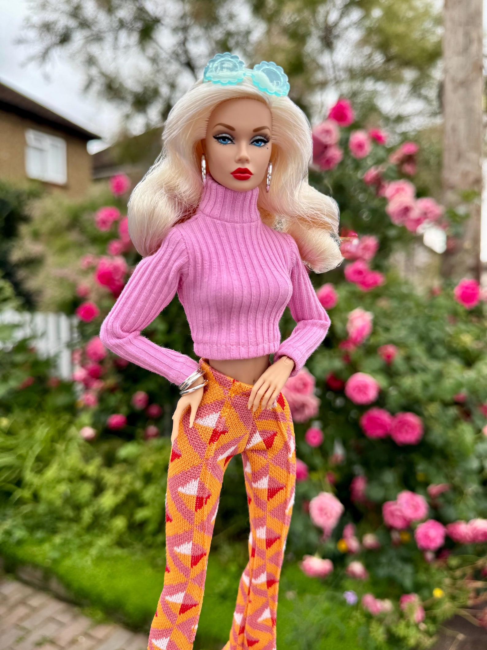 1:6 12" Fashion Dolls / FR Integrity Toys Dolls 60's Trousers and Pink ...