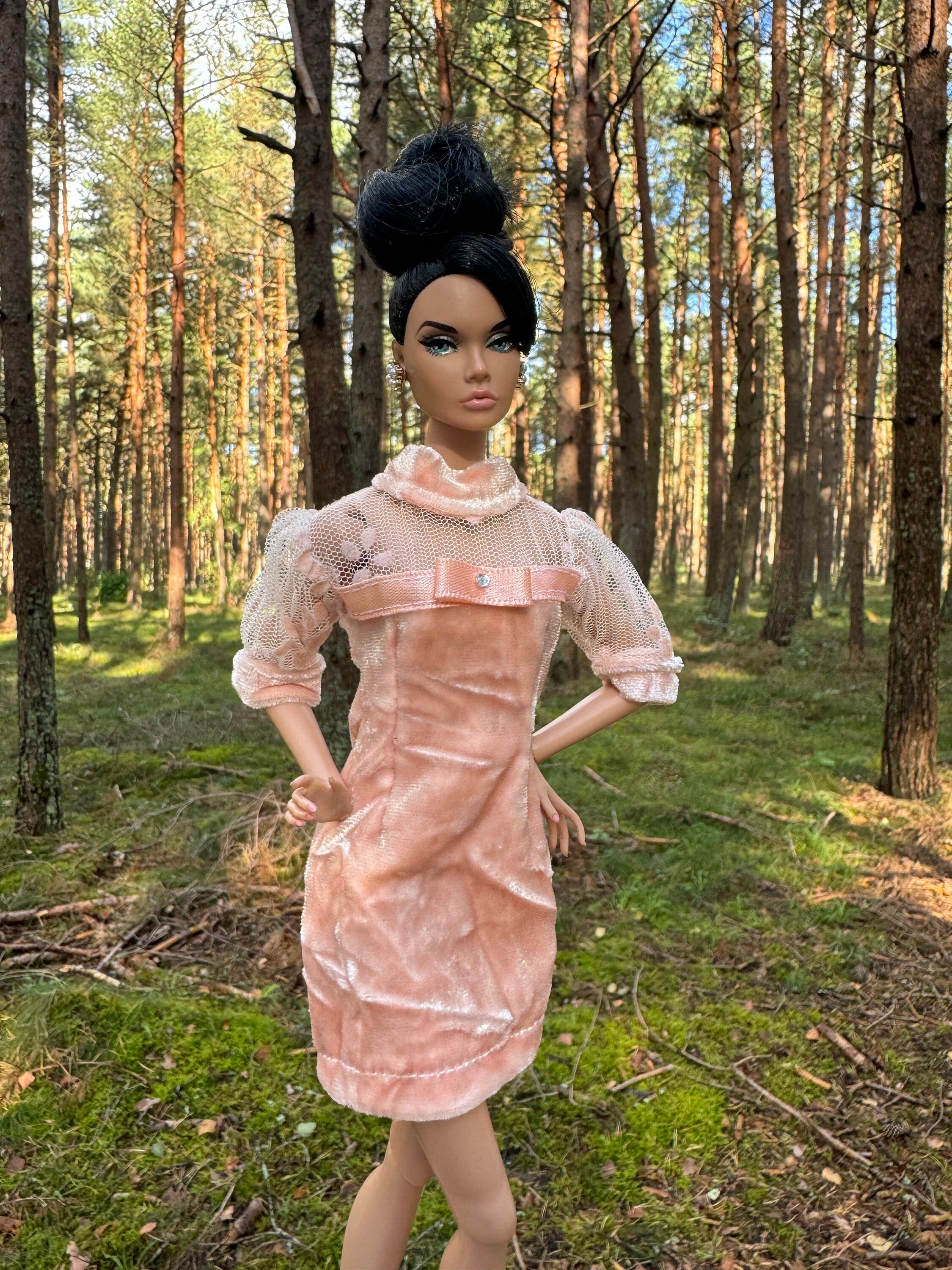 1:6 Fashion Dolls /integrity Toys Dolls Pink and Peach Dresses - by ...