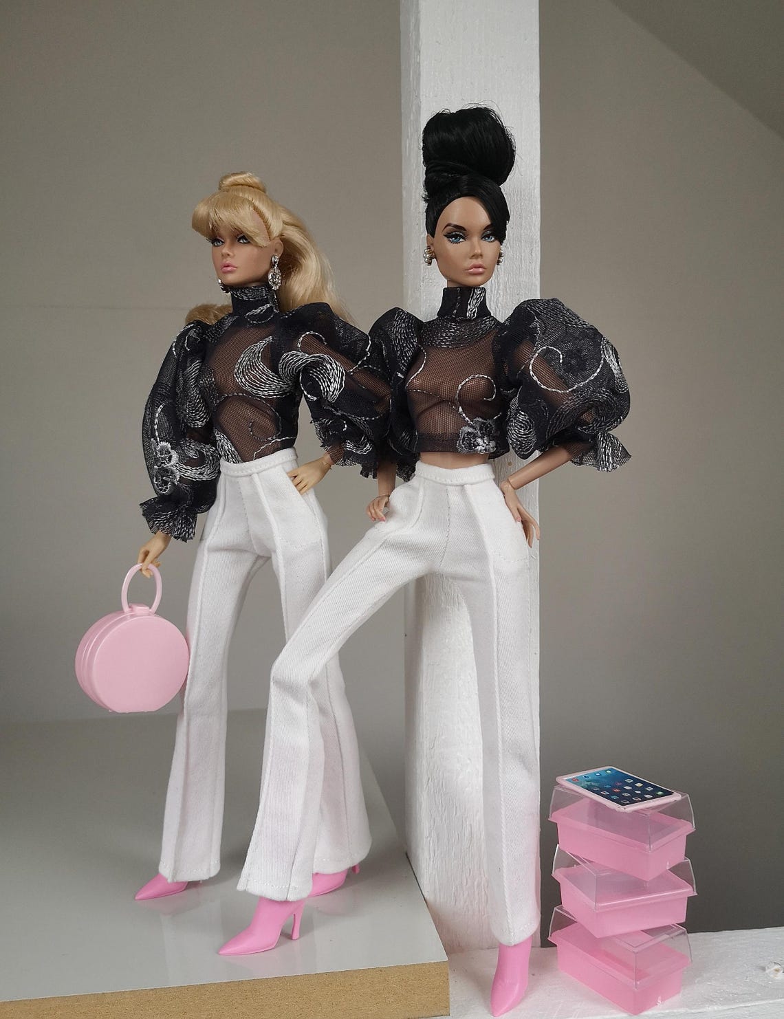 12" Doll Clothes, Fashion Doll, Integrity Toys Dolls - Blouse and White ...