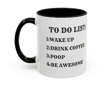 To Do List Mug - Etsy Israel