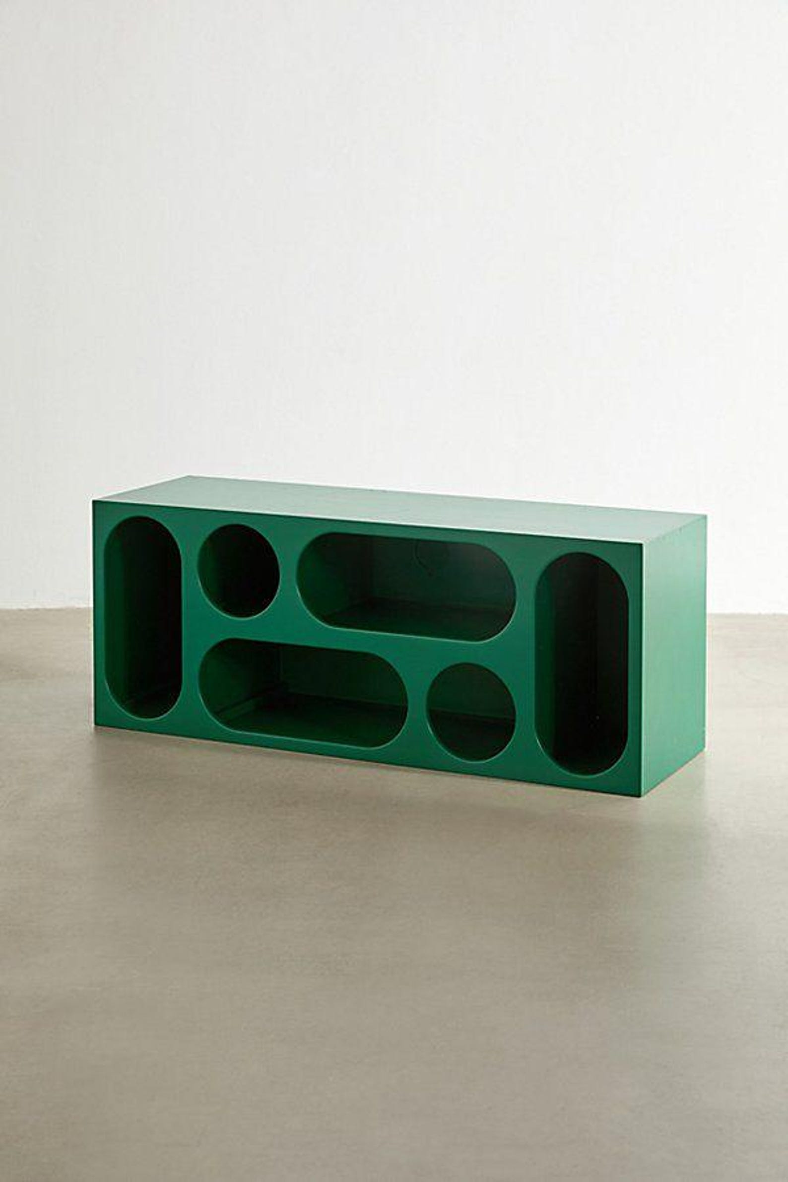 Geometric Storage Shelf 3D Model: Retro Bookshelf STL File (digital ...