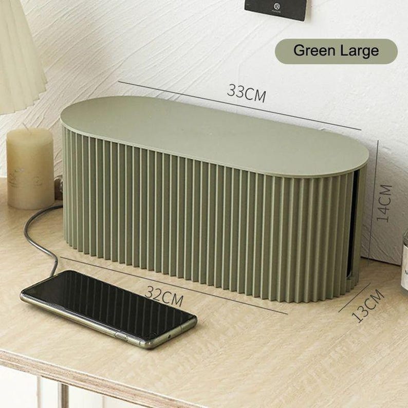Cable Organizer Box 3D STL File: Elegant Cord Storage Solution (digital ...
