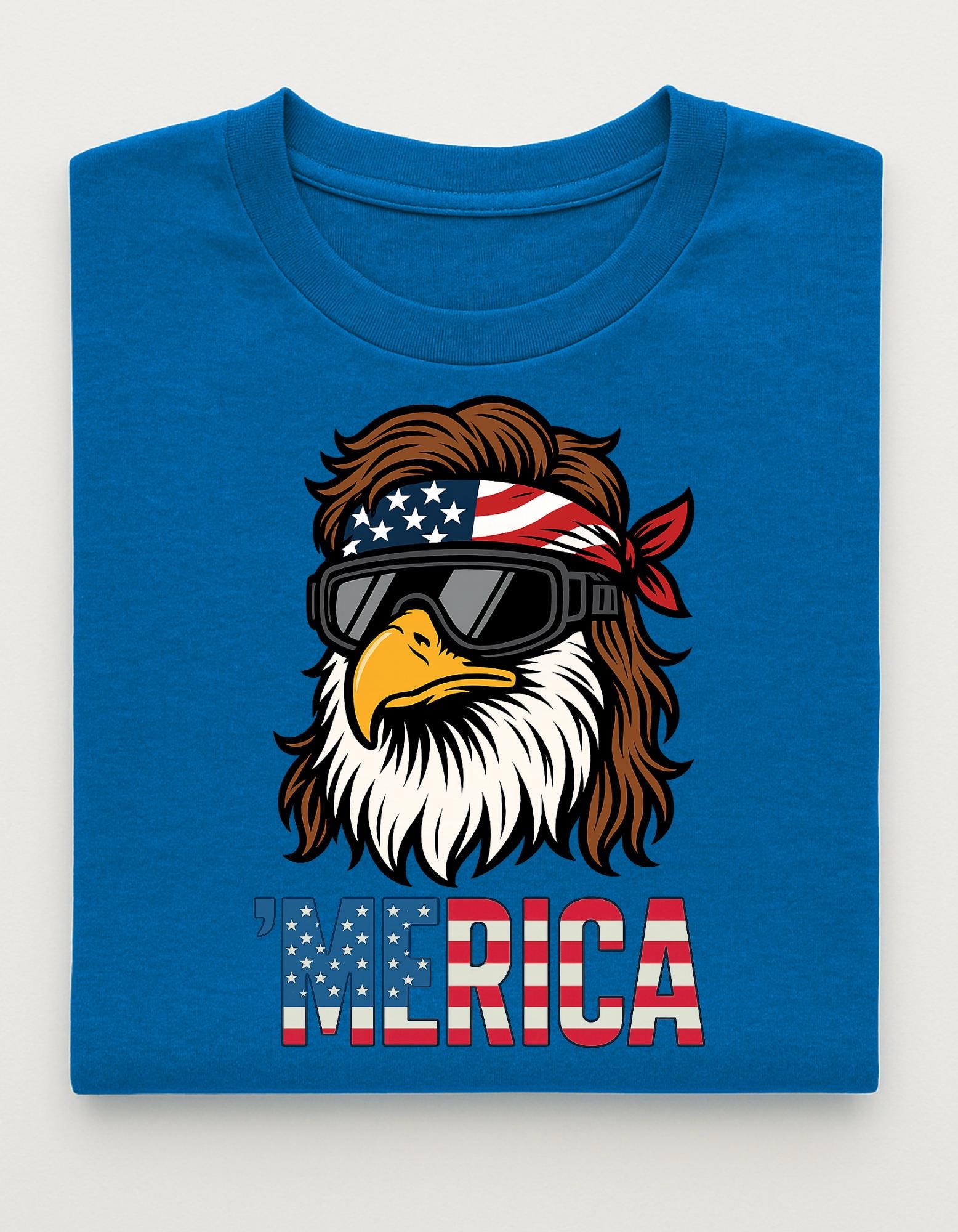 Merica Mullet Eagle PNG – Patriotic 4th of July Design - Etsy