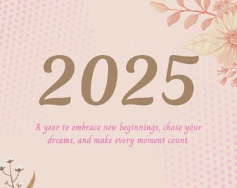 2025 Beige and Brown Calendar Boho Style Monthly Notes & Events ...