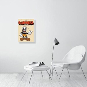 The Pint With Personality - 1930s Cartoon Style Guinness Print ...