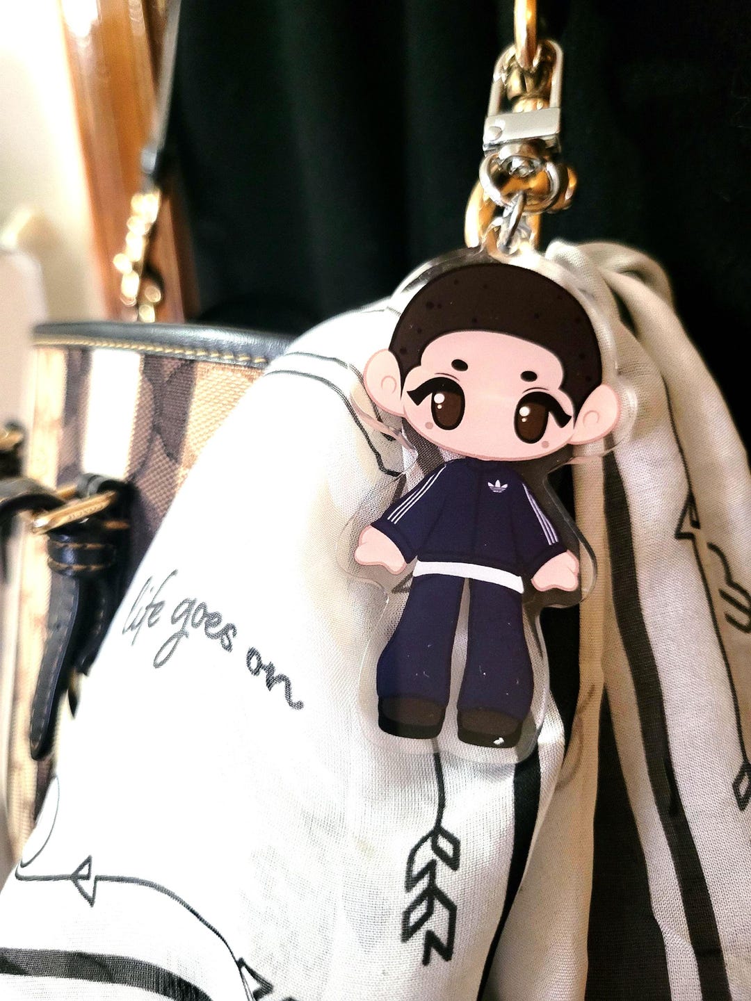 BTS RM Chibi Acrylic Keychain - Etsy