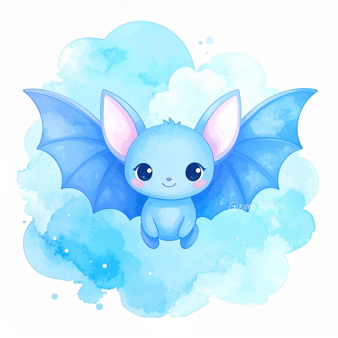 Cute Bat - Instant Digital Download. Perfect for Clip Art, Card Making ...