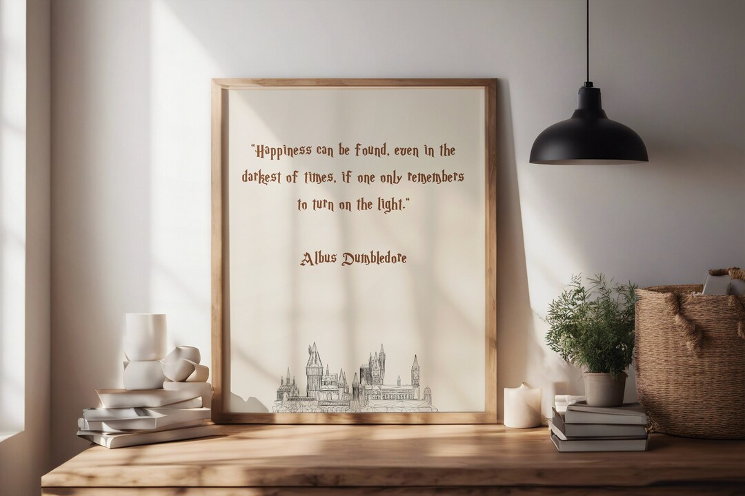 Harry Potter Wall Art Printable Wall Art Harry Potter Albus Dumbledore ...