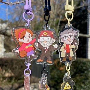 FINAL RESTOCK | Gravity Falls Inspired Keychain Charms - Etsy