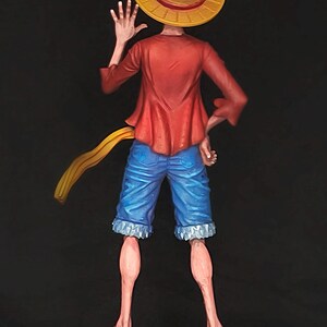 Luffy One Piece | Handpainted Figure - Etsy