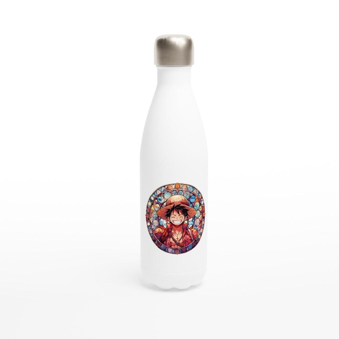 Luffy Glass Art 17oz Stainless Steel Water Bottle - Etsy