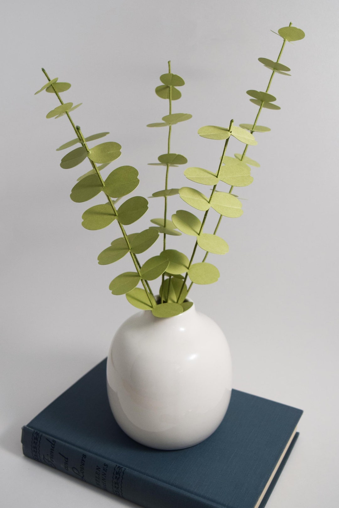 Eucalyptus Stem Paper Eucalyptus, Paper Flower, Paper Plant, Green ...
