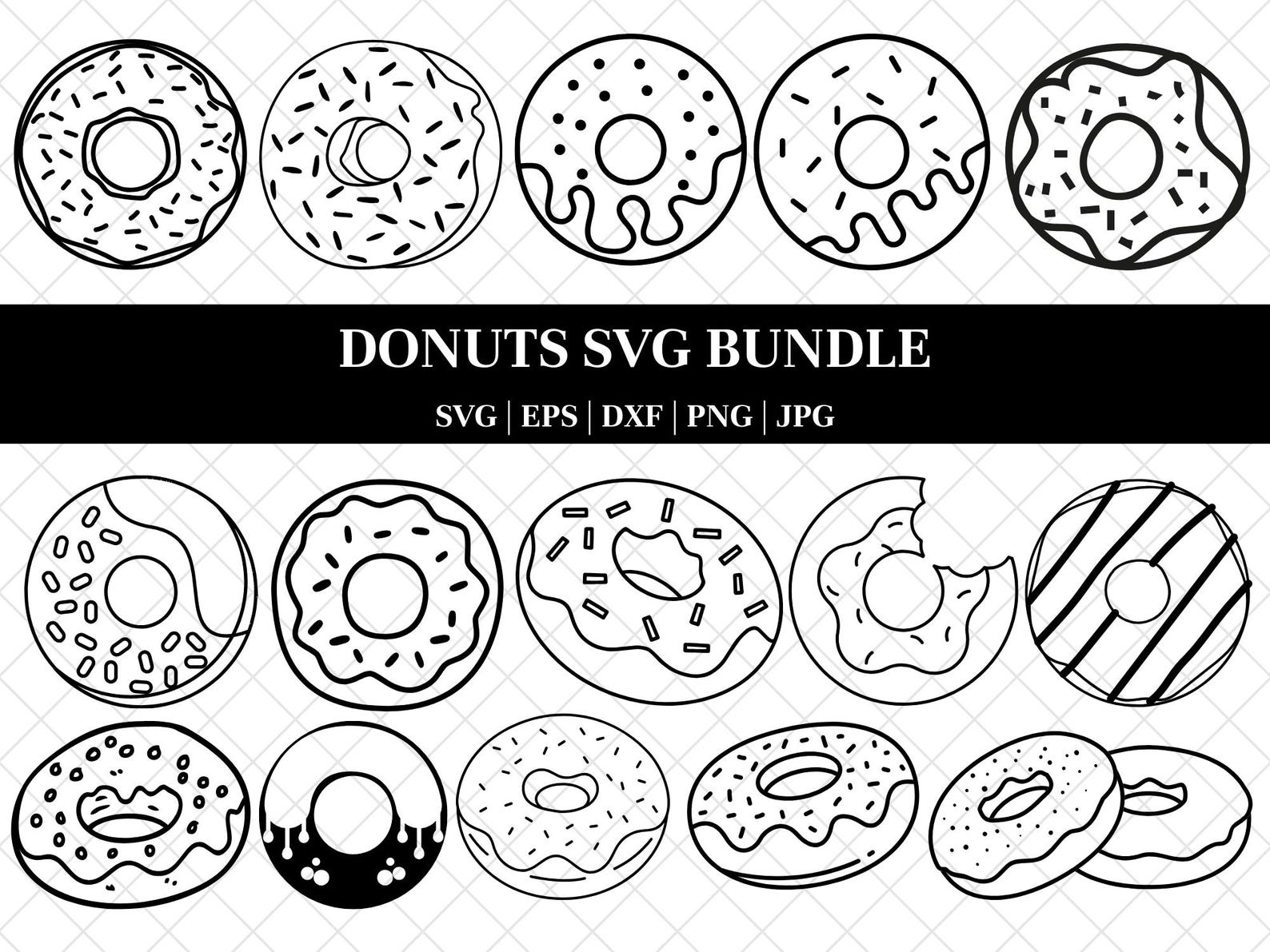 Donut SVG, Doughnut SVG, Cake Svg, Candy, Donut Cut File, Sprinkle ...