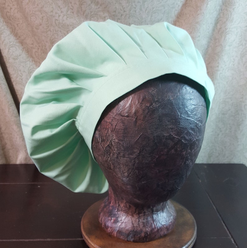 Medieval Caul Light Mint Green Muffin Cap Hat Renaissance - Etsy