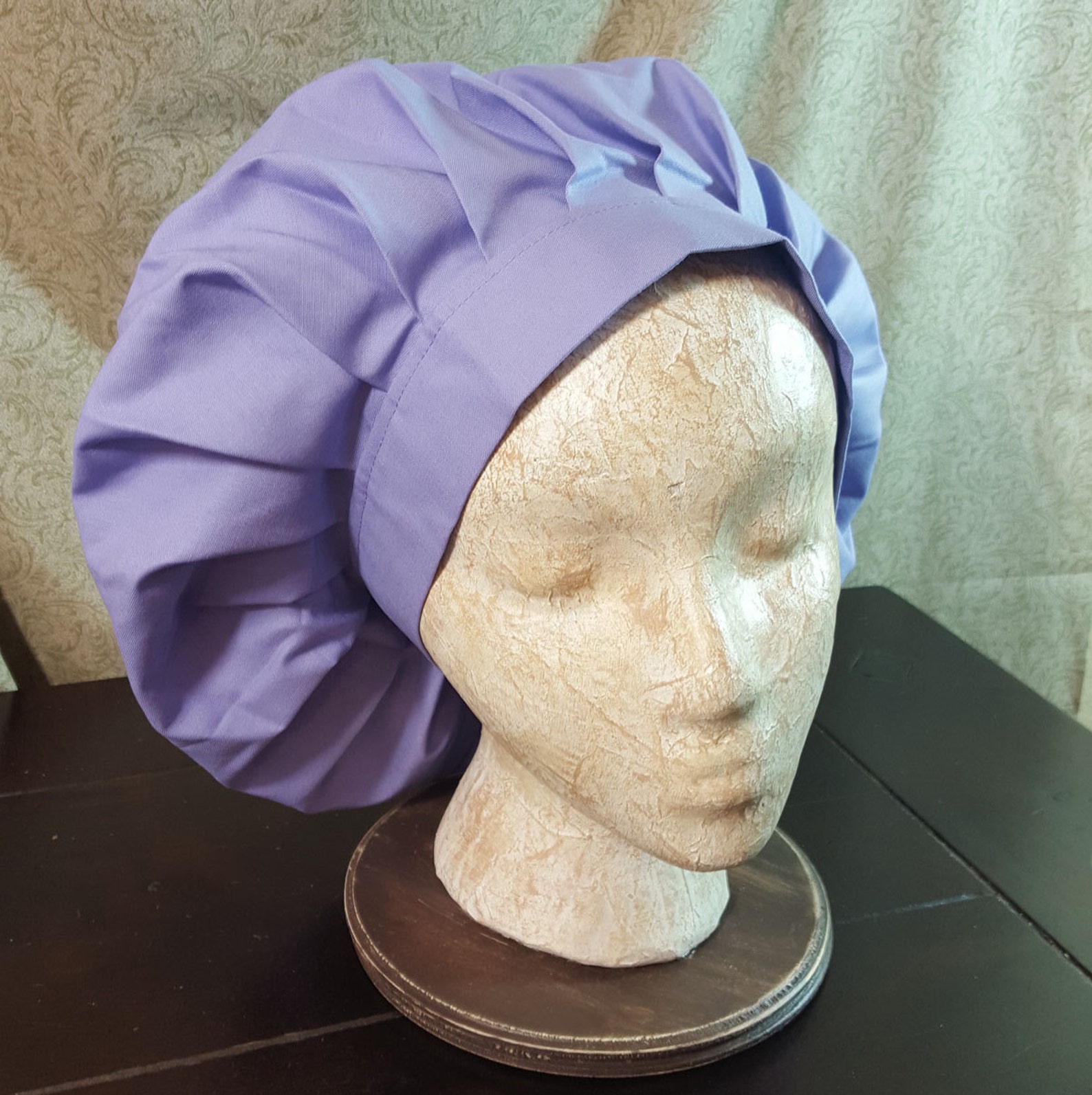 Medieval Caul Lavender Muffin Cap Renaissance Hat Floppy | Etsy