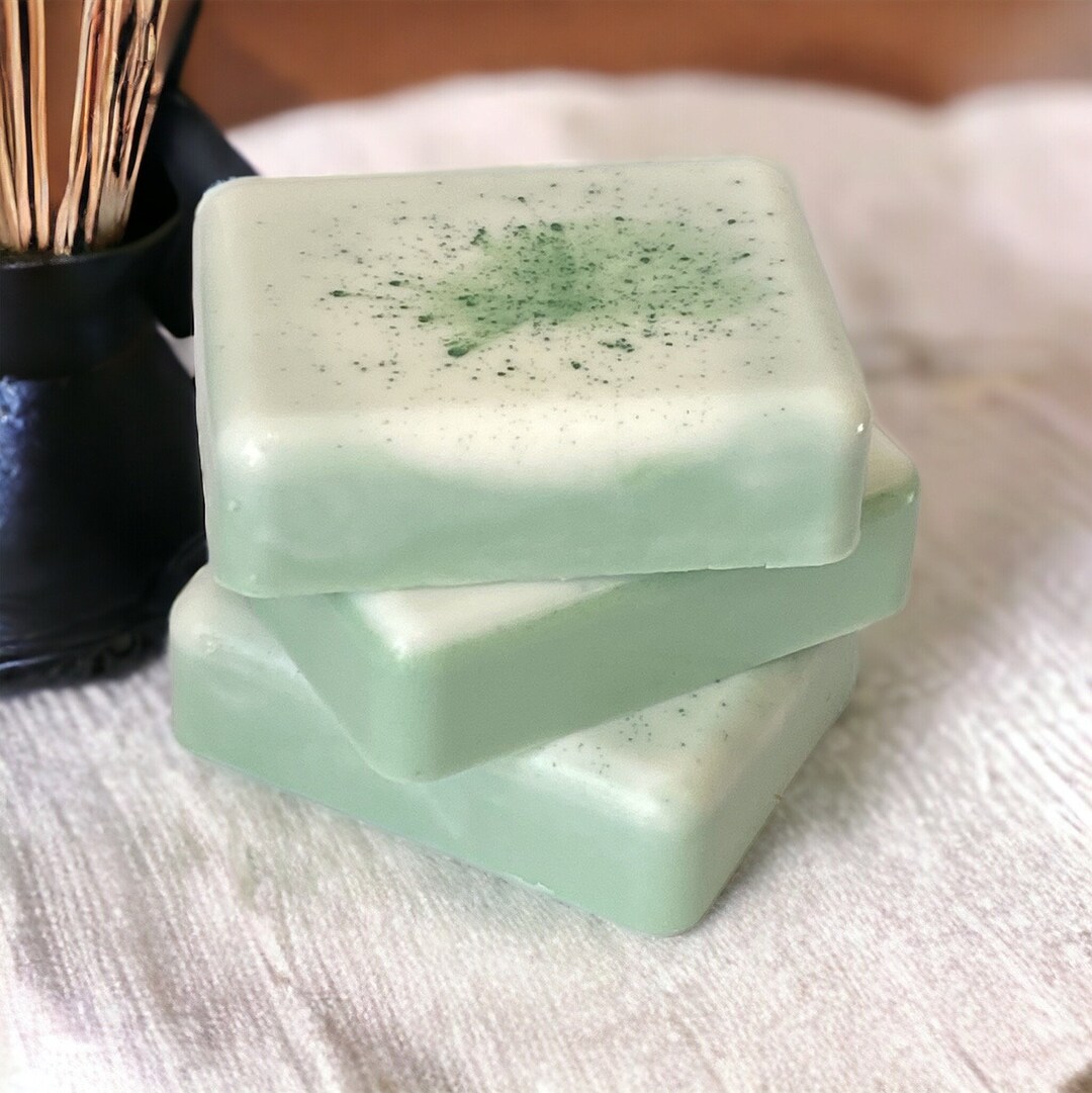 Matcha Latte Glycerin Soap, Ocean Street Designs, Matcha Tea, Frothed ...