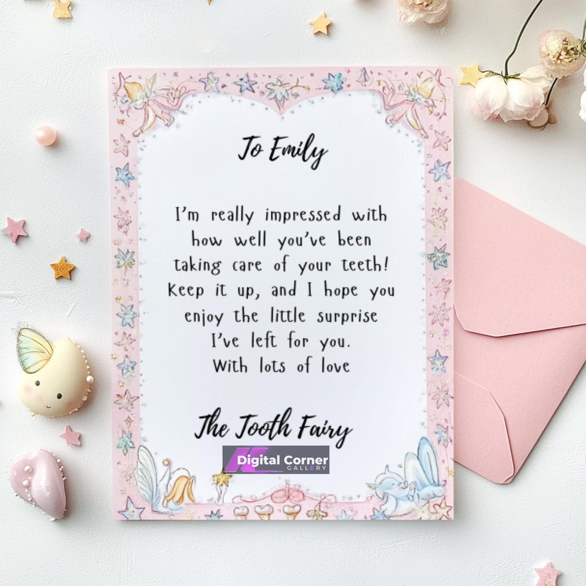 Editable Mini Tooth Fairy Letter Set, Mini Tooth Fairy Arrival Letter ...