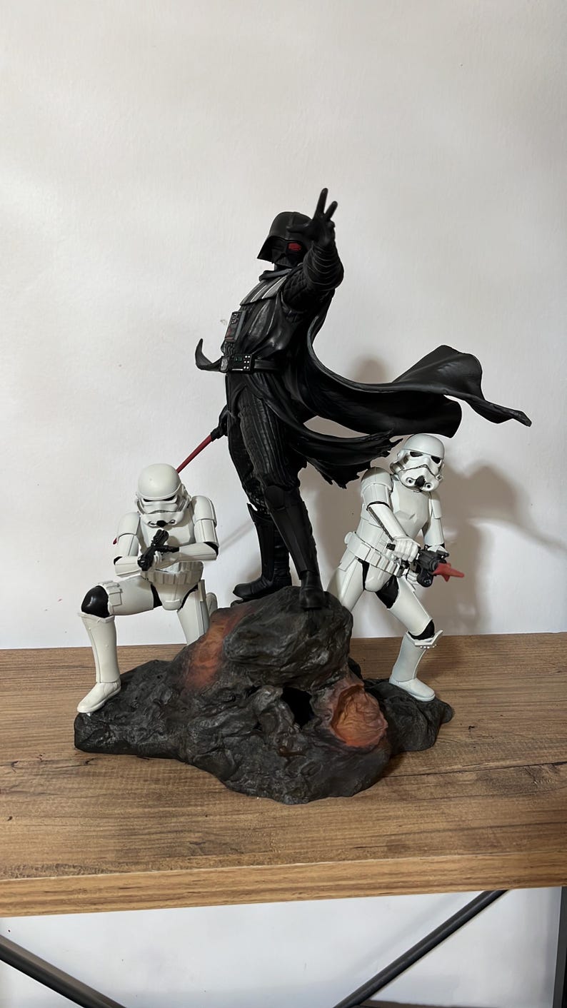 Handmade Darth Vader Figure – Ultra Detailed Resin Sculpture (1/6-1/4 ...