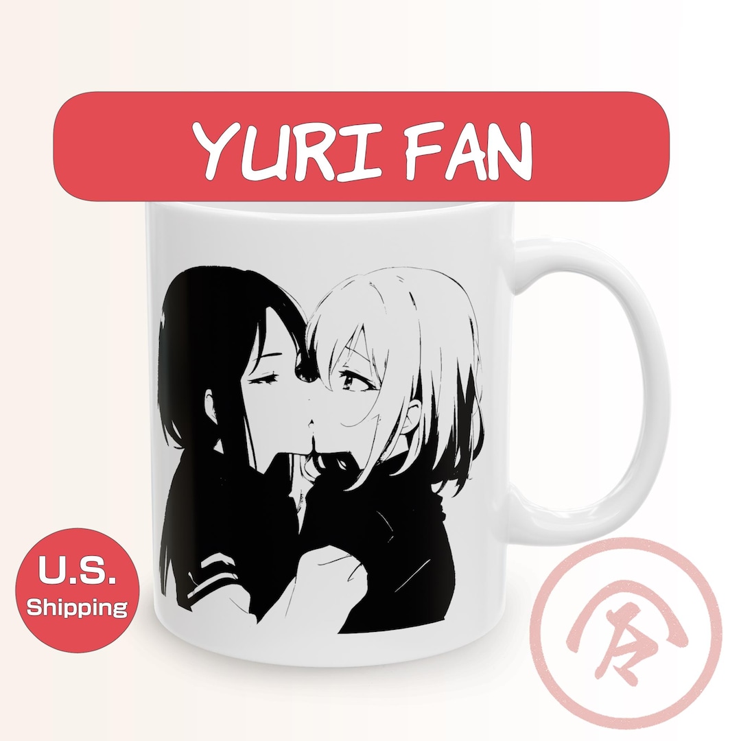 Yuri Anime Mug - Manga Style GL Art, Yuri Fan Coffee Cup for Anime ...