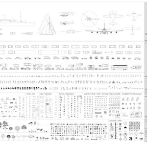 Autocad Blocks Library Template in Dwg Format - Files With 1178 Blocks ...