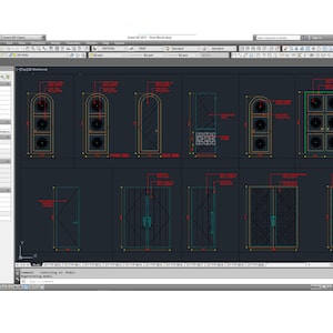 Doors Elevations Autocad Blocks | Architecture | Interior Design ...