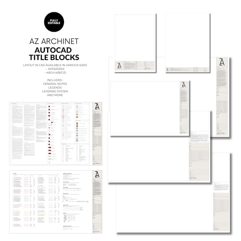 Autocad Template Pack, Drawing System Schematics, Autocad Template ...