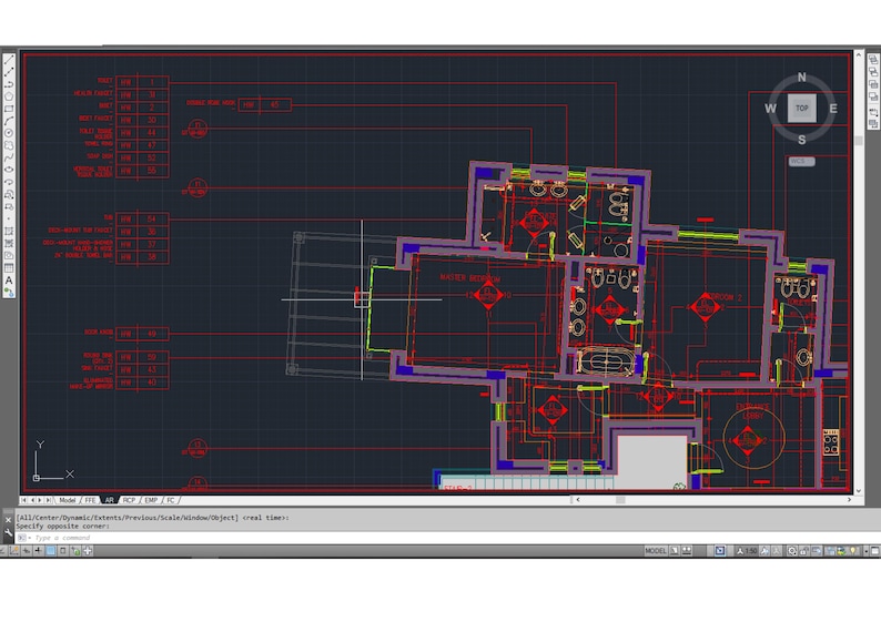 Autocad Drawings Sample for Interior Design, Interior Designer, Project ...