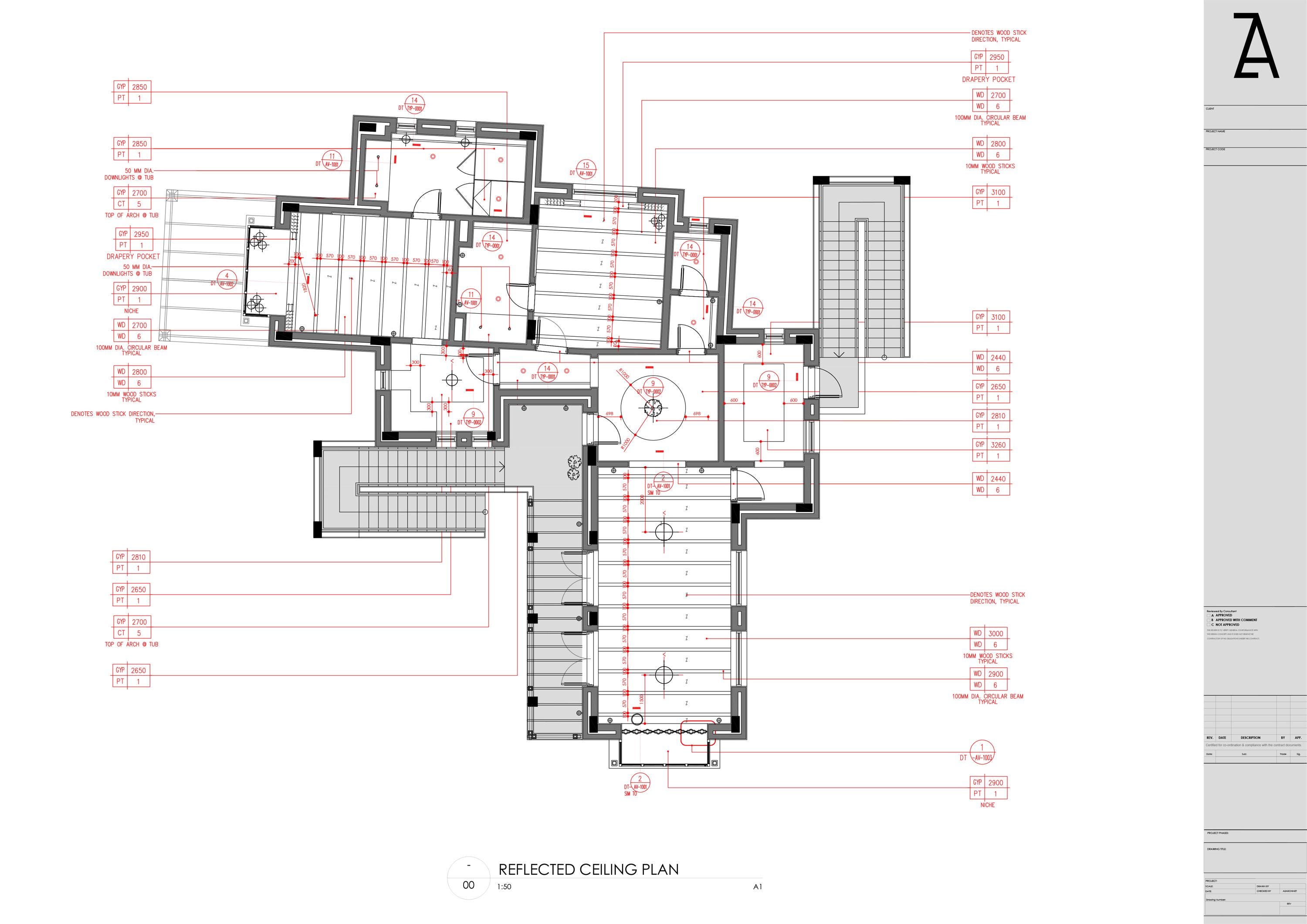 Autocad Drawings Sample for Interior Design, Interior Designer, Project ...