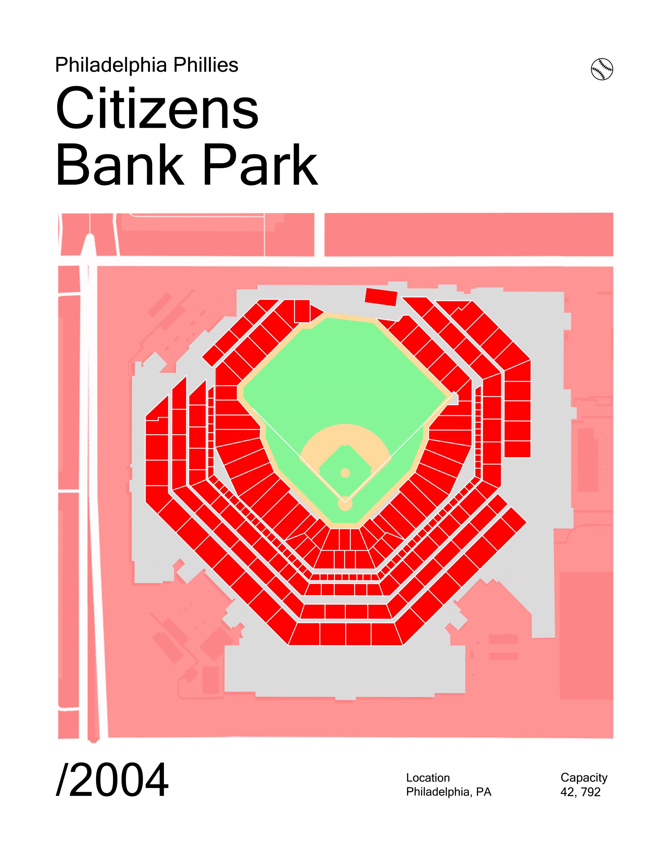 Philadelphia Phillies - Citizens Bank Park - Mid Century Modern ...