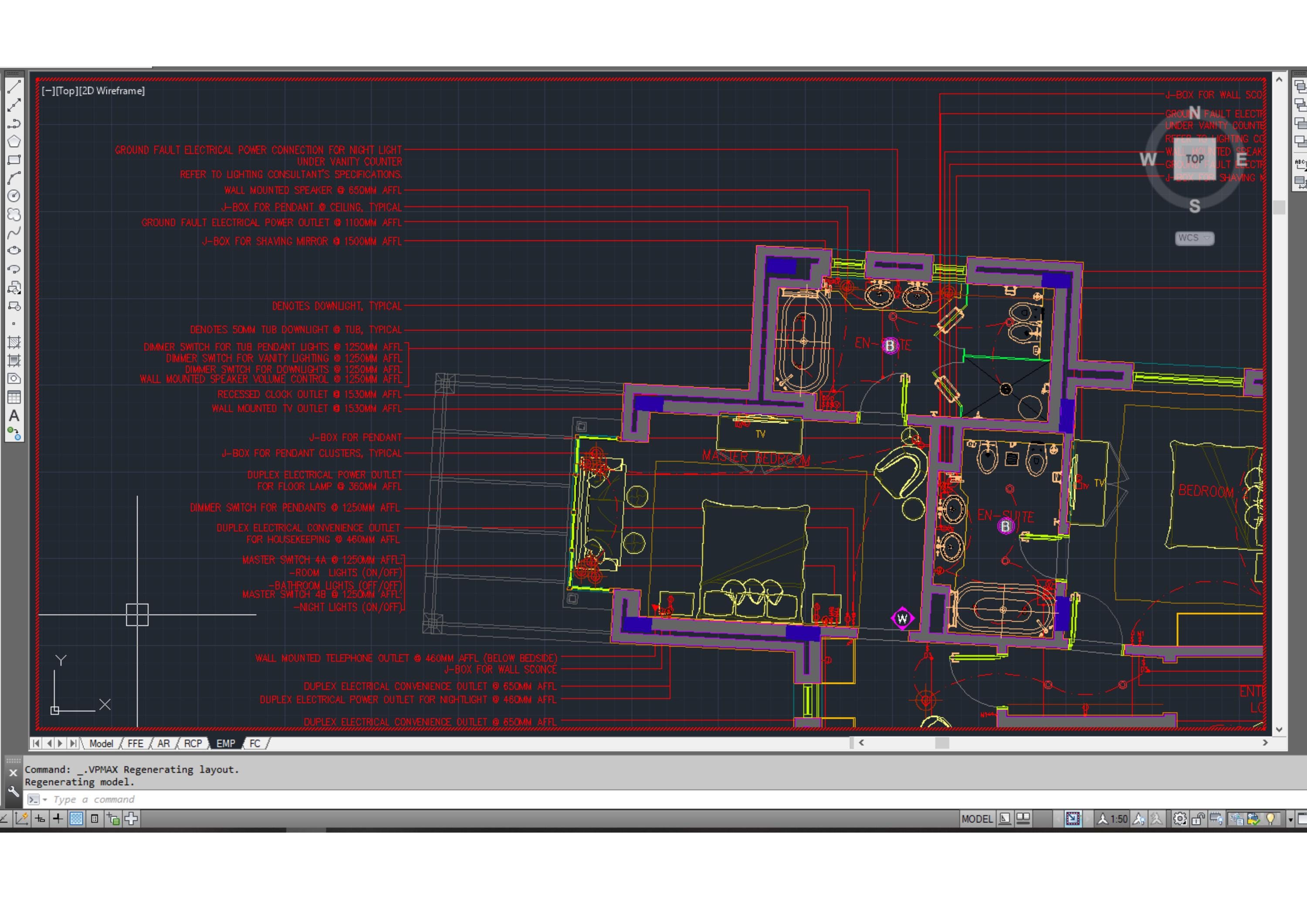 Autocad Drawings Sample for Interior Design, Interior Designer, Project ...