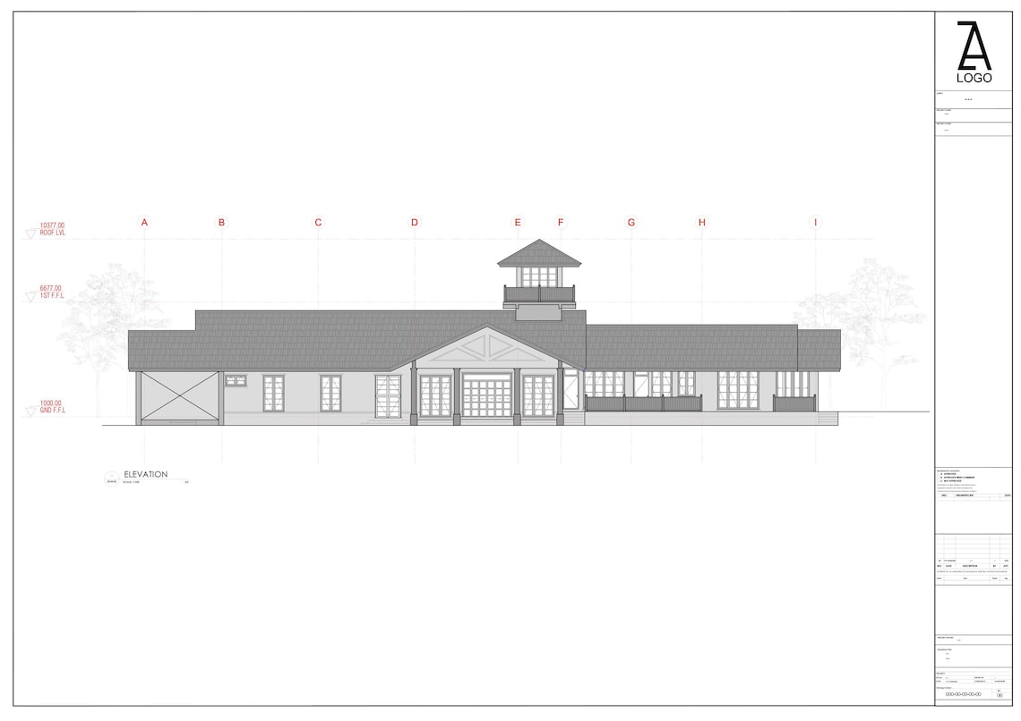 Autocad Drawings Sample for Architecture - Etsy