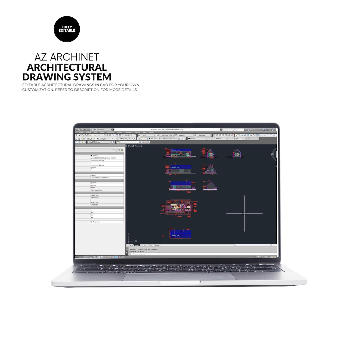 Autocad Template Pack, Autocad Sample, Autocad Template, Professional ...