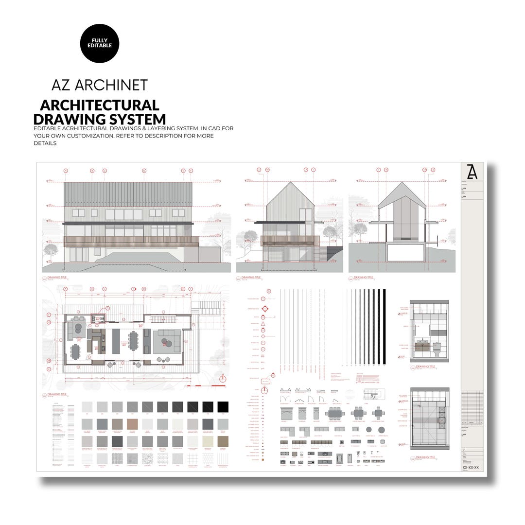 Autocad Template Pack, Drawing System Schematics, Autocad Template ...