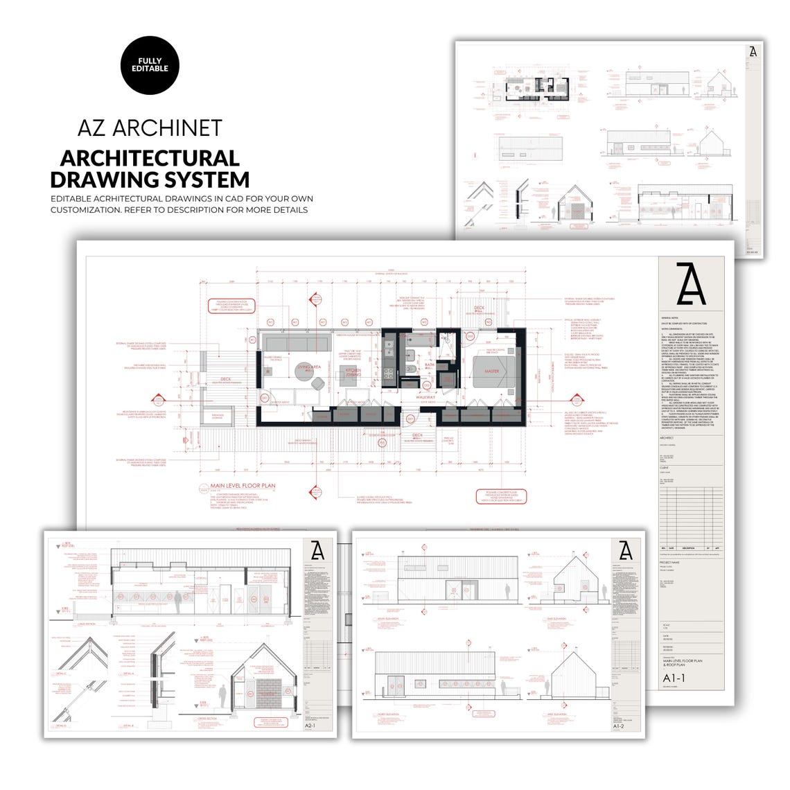 Autocad Template Pack, Autocad Sample, Autocad Template, Professional ...
