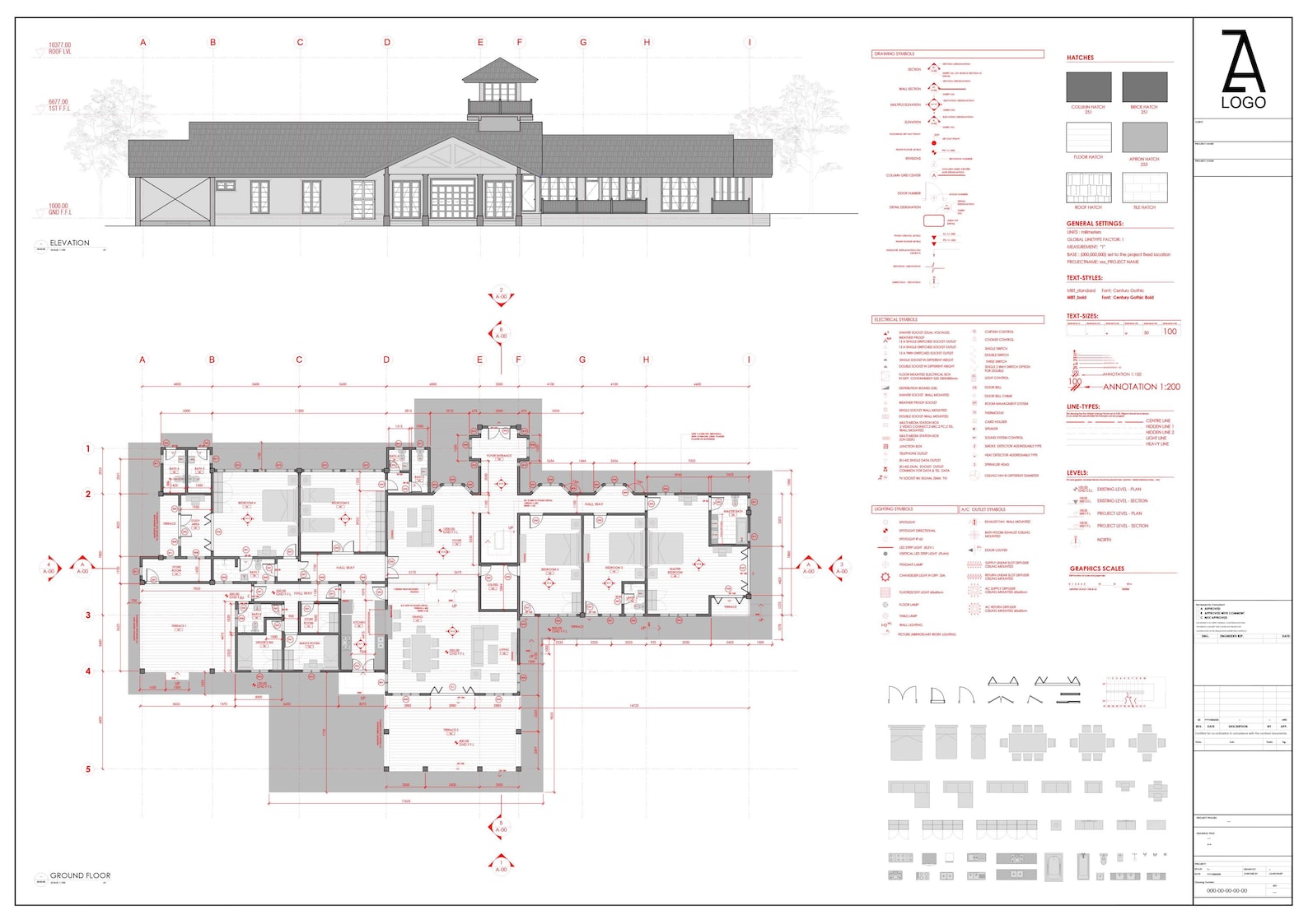 Autocad Drawings Sample for Architecture - Etsy