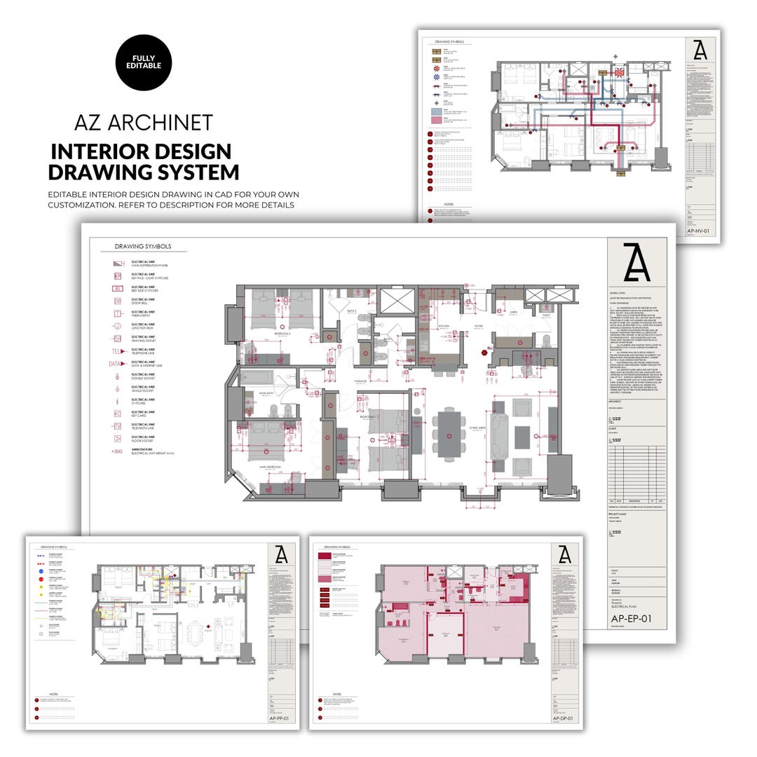 Autocad Template Pack, Drawing System Schematics, Autocad Template ...