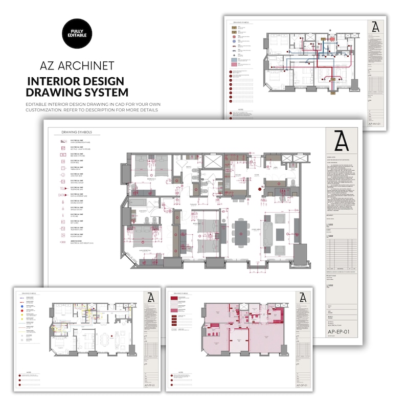 Autocad Template Pack, Drawing System Schematics, Autocad Template ...