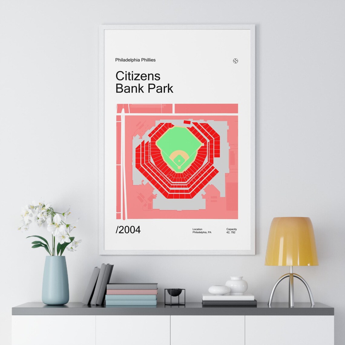 Philadelphia Phillies - Citizens Bank Park - Mid Century Modern ...