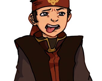 Toph Sticker - Team Avatar - Atla - Avatar - Etsy