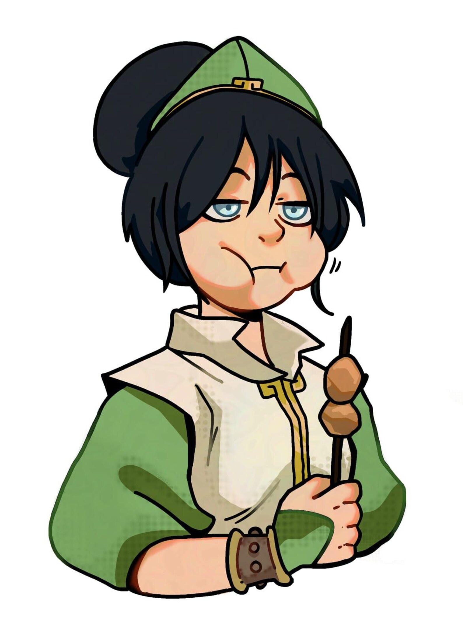 Toph Sticker - Team Avatar - Atla - Avatar - Etsy