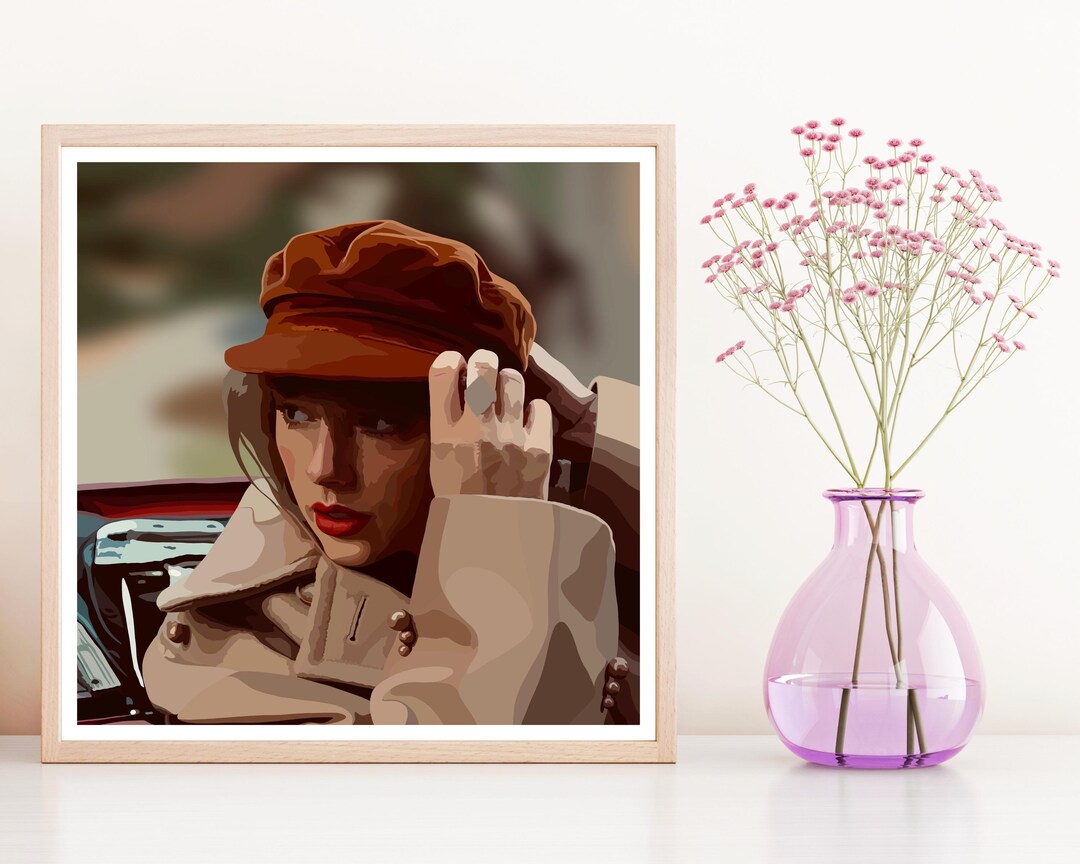 Taylor Swift RED Taylor's Version Album Cover Digital Download - Etsy