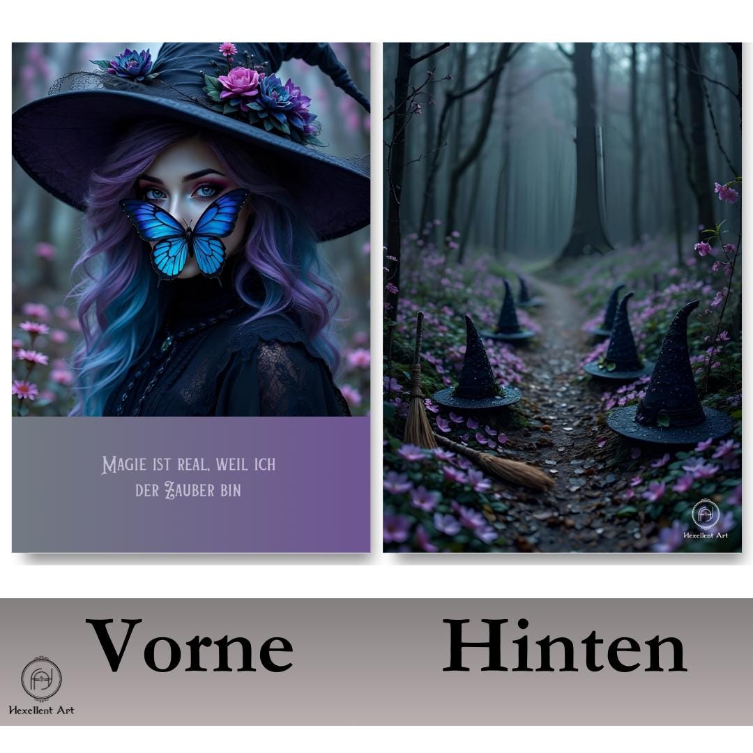 Witchy Affirmation Cards – Part 2 | 59 Spiritual Cards PDF | Feminine ...