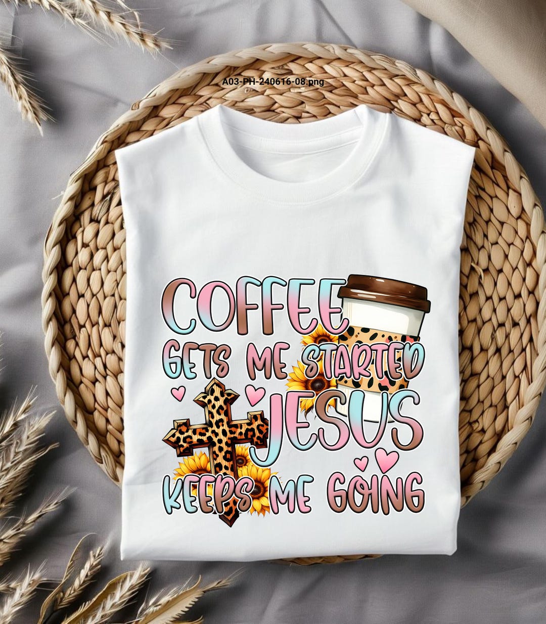 Colorful Jesus Gets Me Started, Jesus Keeps Me Going, Sweatshirt ...