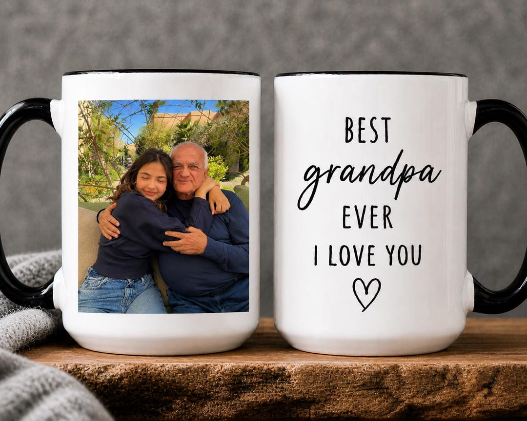 Personalized Grandpa Mug, New Grandpa Mug, Father's Day Mug, Grandma ...