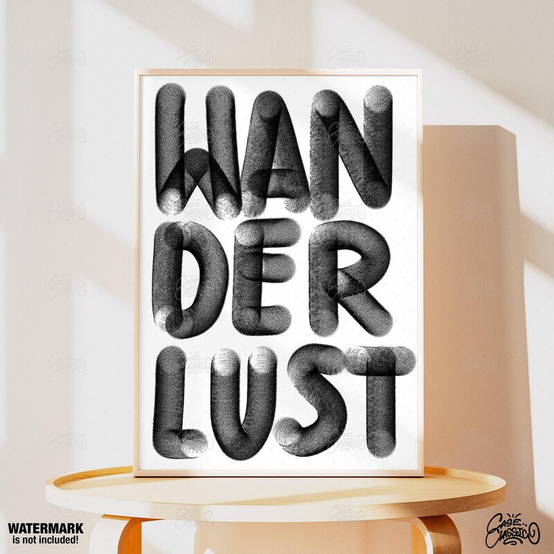 Wanderlust Poster - Etsy