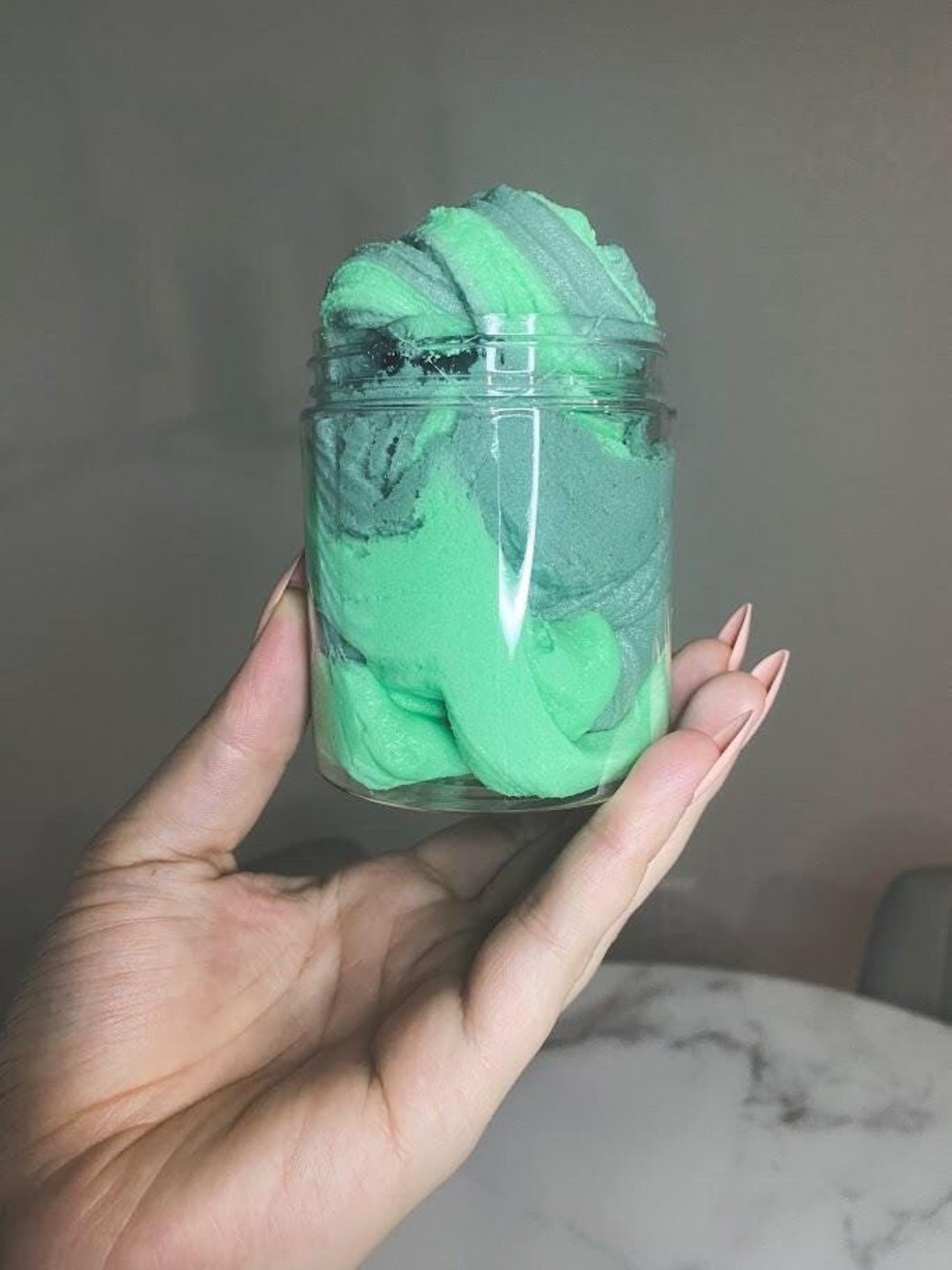 Swamp Fog Cloud Dough Slime, ASMR Slime, Stress Relief Toy, Fluffy ...